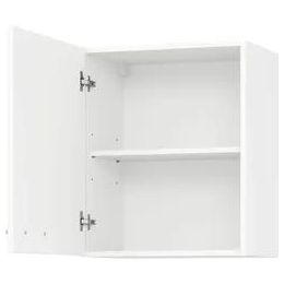 H&auml;ngeschrank KOCHSTATION "KS-Scafa", wahlweise T&uuml;rschlag rechts oder links", wei&szlig; (wei&szlig;, zement hell), B:50cm H:60cm T:35cm, Schr&auml;nke, H&auml;ngeschrank, in meheren Breiten, H&ouml;he 60 cm, wahlweise T&uuml;rschlag rechts oder links