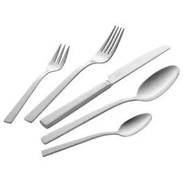 Besteck-Set Zwilling "King, mattiert", silber (silberfarben), 60 Stk., Edelstahl 18/10, Essbesteck-Sets, Rostfrei