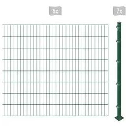 Einstabmattenzaun Arvotec "ESSENTIAL 160 zum Einbetonieren", gr&uuml;n (dunkelgr&uuml;n), H:160cm, Kunststoff, Stahl, Zaunelemente, Zaunh&ouml;he 160 cm, Zaunl&auml;nge 2 - 60 m