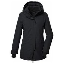 Parka Killtec "KOW 93 WMN PKR", Damen, Gr. 40, schwarz, Obermaterial: 100% Polyester;Futter: 100% Polyamid;F&uuml;llung: 100% Polyester, Jacken Parka, Wasser- und winddichter Damenparka, atmungsaktiv, recyceltes Material