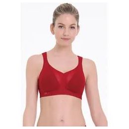 Sport-BH Anita ACTIVE "Air Control Deltapad", Damen, Gr. 95, Cup B, pink (lipstick), Netz, Obermaterial: 49% Polyamid, 39% Polyester, 12% Elasthan, Mesh, Netz, durchscheinend, matt, unifarben, Basic, regular fit, BHs Sport-BH, doppellagige Cups, gepolsterte Tr&auml;ger, mit Print, feminin, weich, Topseller