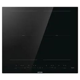 Gorenje Flex-Induktions-Kochfeld "GI 6442 BSCE", schwarz, B:59cm H:53cm T:52cm, Kochfelder, AreaFlex verbindet Kochzonen f&uuml;r gleichm&auml;&szlig;iges Garen in gro&szlig;en T&ouml;pfen.