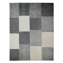 Teppich Kayoom "Lyrical 110", bunt (multi, grau), B:120cm H:13mm L:170cm, Baumwolle, Teppiche, Teppich, Handgefertigt, hochwertig verarbeitetes Unikat im Antik-Design