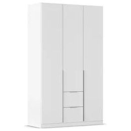 Dreht&uuml;renschrank OTTO HOME "Kleiderschrank Schrank Garderobe AGORDO mit Dekor- oder Hochglanzfront", wei&szlig; (alpinwei&szlig;), B:136cm H:229cm T:54cm, Holzwerkstoff, Schr&auml;nke, Dreht&uuml;renschrank, mit Au&szlig;enschubk&auml;sten, in 7 Breiten und 2 H&ouml;hen MADE IN GERMANY, Topseller