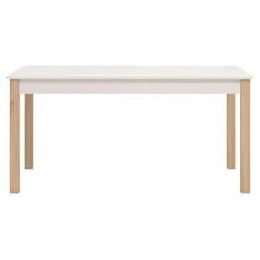 Esstisch Home Affaire "Belfort, 160-200 cm, Elegant, modern und stilvolles Design", beige (cashmere, cashmere), B:160cm H:77cm T:80cm, Tische, Esstisch, Verl&auml;ngerbar durch Einlegeplatte, trendige Farbe