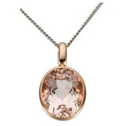 Kettenanh&auml;nger Firetti "Schmuck Geschenk Gold 585 Halsschmuck Anh&auml;nger f&uuml;r Halskette", rosa (ros&eacute;goldfarben, rosa, rosa), Schmuckanh&auml;nger, Damen, Rotgold 585, 1,85 g, Kettenanh&auml;nger, mit Morganit