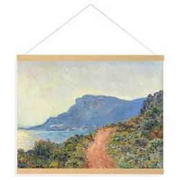 Leinwandbild Art for the home "S&uuml;dlich Landschaft", bunt (farbe bild(er): mehrfarbig), B:80cm H:150cm T:2,3cm &Oslash;:2,3cm, Leinen, Bilder, Leinwandbild, H&auml;ngendes Poster Leinen Monet Kunst S&uuml;dliche Landschaft 60 cm x 80 cm