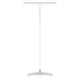 Paulmann Schienensystem-Leuchten "URail Pendel Hildor 850lm 15W 4000K 230V Chrom matt", wei&szlig;, 1, &Oslash; 31cm H: 158cm, Leuchten, 3-Step-Dimmbar, LED Schienensystem
