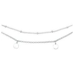 Choker Elli "Schmuck Geschenk Silber 925 Kette mit K&uuml;gelchen" Gr. 36, silber (silberfarben), Halsketten, Damen, 36, Silber 925 (Sterlingsilber), L: 36 38 B: 1,1mm, B:1,1mm