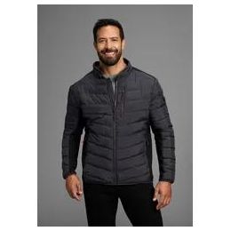 MAN'S WORLD Steppjacke MAN'S WORLD, Herren, Gr. XXL, grau (anthrazit), Web, Obermaterial: 100% Polyester. Futter: 100% Polyester. Wattierung: 100% Polyester, paspeliert, Jacken Steppjacke, mit Rei&szlig;verschlusstaschen, mit Brusttasche, mit Innentaschen