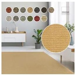 Sisalteppich Dekowe "Mara S2 mit Bord&uuml;re Spezial", beige (natur), B:170cm H:5mm L:240cm, Sisal, Teppiche, Sisalteppich, 100% Sisal, auch als L&auml;ufer, Wohnzimmer