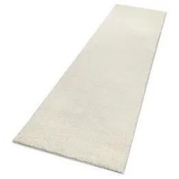 Hochflor-Teppich OTTO HOME "Yvaine, auch als L&auml;ufer erh&auml;ltlich", beige, B:80cm H:25mm L:300cm, Polyester, Teppiche, Langflor, Shaggy, dichter weicher Hochflor, meliert, Wohnzimmer