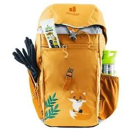 Kinderrucksack Deuter "WALDFUCHS 14", gelb (amber, maple), Rucks&auml;cke, Kinder, B/H/T: 22cm x 37cm x 17cm, Obermaterial: 100% Polyester, f&uuml;r aktive Abenteuer, 14 Liter Volumen, gute Bel&uuml;ftung am R&uuml;cken, B:22cm H:37cm T:17cm
