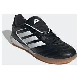 Fu&szlig;ballschuh Adidas PERFORMANCE "COPA GLORO 2 IN", Herren, Gr. 45, schwarz-wei&szlig; (core schwarz, cloud wei&szlig;, core schwarz), Leder, Synthetik, Schuhe Fu&szlig;ballschuh, f&uuml;r Halle und Stra&szlig;e