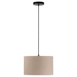 JUST LIGHT Pendelleuchte "GREEN DURO", beige (sand), 1, &Oslash; 45cm H: 60cm, 1 Stk., Leuchten, ExklusiveE27, Pendelleuchte