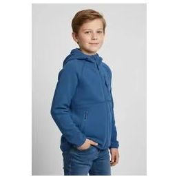 Fleecejacke Trollkids "KIDS SANDEFJORD JACKET", M&auml;dchen, Gr. 140, blau (med blau), Obermaterial: 100% Polyester, Jacken Fleecejacke