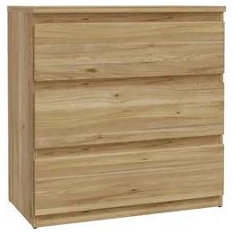 Kommode FORTE "EDMORE", braun (mauvella oak), B:77,2cm H:79,8cm T:42,2cm, Sideboards, Kommode, Kommode, Breite ca. 78 cm