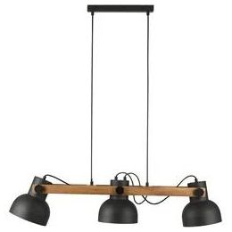 JUST LIGHT Pendelleuchte "CUP 2.0", schwarz, 3, &Oslash; 16,6cm H: 60cm, 1 Stk., Leuchten, ExklusiveE27, Pendelleuchte