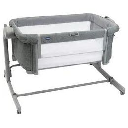 Beistellbett Chicco "Next2Me Magic Evo Dark Grey", Baby, Gr. B/H/L: 73,5cm x 64cm, kein H&auml;rtegrad, grau (dunkelgrau), Polyester, Babybetten, mit Schaukelmodus; inklusive Transporttasche