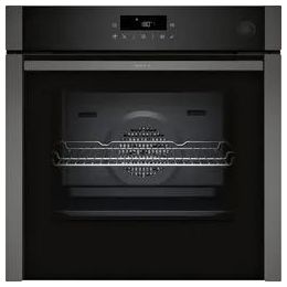 Neff Pyrolyse Backofen "B6AVJ7AG3", Energieeffizienz: A+ (A+++-D), silber, B:59,4cm H:59,5cm T:54,8cm, Back&ouml;fen, AirFry-Funktion