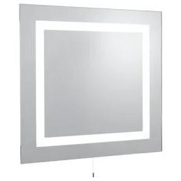 Searchlight LED Spiegelleuchte "Badezimmerleuchte Bathroom Mirror, 1-flammig", wei&szlig;, spiegel und matt, 1, H: 65cm, 1 Stk., Leuchten, Mit Zugschalter