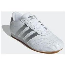 Sneaker Adidas ORIGINALS "TAEKWONDO LACE", Damen, Gr. 38,5, wei&szlig; (cloud wei&szlig;, silber metallic, gum 3), Leder, Schuhe Sneaker