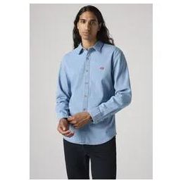 Levi's Jeanshemd LEVI'S "LS BATTERY HM SHIRT SLIM", Herren, Gr. XXL, N-Gr, osborne light wash, Denim/Jeans, Obermaterial: 80% Baumwolle, 19% Polyester, 1% Elasthan, slim fit, Hemden Jeanshemd, aus pflegeleichtem Baumwollmix