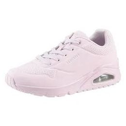 Sneaker Skechers "Street Uno - Stand on Air", Damen, Gr. 35, rosa (ros&eacute;), Lederimitat, Schuhe Sneaker, Freizeitschuh, Halbschuh, Schn&uuml;rschuh mit Memory Foam