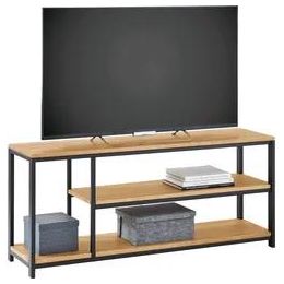 Raumteiler Niehoff SITZM&Ouml;BEL, braun, B:135cm H:58cm T:36cm, Massivholz, Regale, Raumteiler, Regalsystem, auch als Raumteiler nutzbar, Balkeneeiche natur massiv