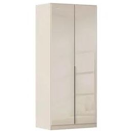 Dreht&uuml;renschrank OTTO HOME "Kleiderschrank Kleiderschr&auml;nke Schrank Garderobe AGORDO mit Glasfront", beige (beige, glas beige (champagner)), B:91cm H:229cm T:54cm, Holzwerkstoff, Schr&auml;nke, Dreht&uuml;renschrank, durchdachte Innenausstattung, in 8 Breiten und 2 H&ouml;hen MADE IN GERMANY