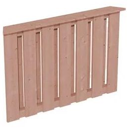 Skan Holz Br&uuml;stungsgel&auml;nder SKANHOLZ "Deckelschalung", beige (natur), H:84cm L:120cm, Gel&auml;nder
