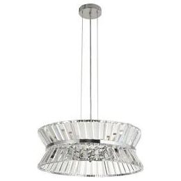 Searchlight H&auml;ngeleuchte "H&auml;ngeleuchte Uptown, 7-flammig", chrom und klar, 7, &Oslash; 50cm H: 25cm, 1 Stk., Leuchten, Glamour&ouml;s, H&auml;ngeleuchte