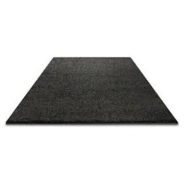 Hochflor-Teppich Wecon Home "Manta", grau (anthrazit), B:120cm H:25mm L:170cm, Polyester, Teppiche, L&auml;ufer, Langflor maschinell gewebt, robust, Wohn- & Schlafzimmer, uni
