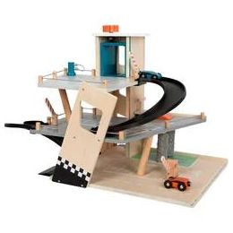 Spiel-Parkhaus Small Foot "Parkhaus Rallye", bunt, Fahrzeug-Spielwelten, KinderB:36cm H:43cm T:62cm, Holz, Kunststoff, B:36cm H:43cm T:62cm