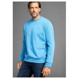MAN'S WORLD Sweatshirt MAN'S WORLD, Herren, Gr. XL (56/58), blau (hellblau), angeraute Sweatware, Obermaterial: 60% Baumwolle, 40% Polyester, Basic, regular fit h&uuml;ftbedeckend, Rundhals, Rippb&uuml;ndchen, Sweatshirts Sweatshirt, Langarm, Basic-Stil, unifarben, Rundhalsausschnitt
