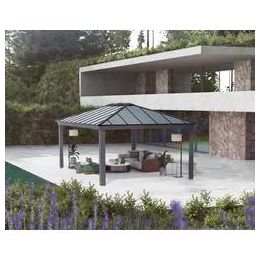 Pavillon PALRAM - CANOPIA "Dallas", grau, B/H/T: 426cm x 306cm x 612cm, Pavillons, einfache DIY Montage