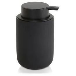 M&ouml;ve Seifenspender M&Ouml;VE "Black Velvet", schwarz, Keramik, Dosierspender, Seifenspender, Keramik beschichtet, 190 ml