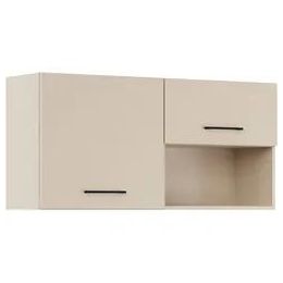 Mehrzweckschrank-Set IMPULS K&Uuml;CHEN "Warschau", grau (kieselgrau mit vintage eiche, nachbildung), B:120cm H:57,9cm T:34,5cm, Dekorfolie, Holzwerkstoff, Kastenm&ouml;bel-Sets, Vielf&auml;ltige Varianten verf&uuml;gbar; kombinierbar mit anderen Artikeln