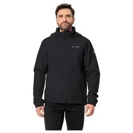 Fahrradjacke Vaude "MEN'S ESCAPE BIKE WARM JACKET", Herren, Gr. XL, schwarz, Web, Obermaterial: 100% Polyester, unifarben, hoch geschlossener Ausschnitt, eingesetzt eingefasste Kante mit Klettverschluss, Jacken Fahrradjacke