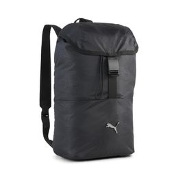 Puma Freizeitrucksack "POP 12,5 l Kleiner Rucksack Damen", B/H/T: 21cm x 37cm x 15cm, onesizeschwarz script aop transparent, Rucks&auml;cke