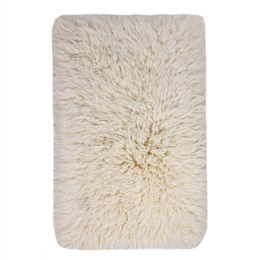 Wollteppich Theko, B:200cm H:100mm L:250cm, beige, Wolle, Wohnzimmer, Teppiche, "Flokati XXL", original griechischer Flokati, Hochflor, Uni-Farben,