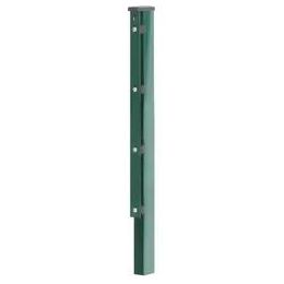 GAH Alberts Zaunpfosten ALBERTS, gr&uuml;n, B:6cm H:225cm T:4cm, Stahl, Zaunpfosten, 60x40 mm f&uuml;r Doppelstabmattenzaun, 225 cm, mit Flacheisen