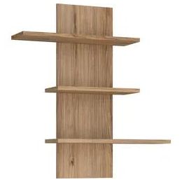 Wandboard FORTE "Joadakis", braun (catania eiche), B:90cm H:100cm T:21,9cm, Holzwerkstoff, Regale, Wandboard