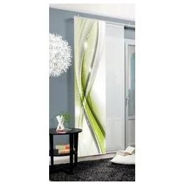 Schiebegardine Home Wohnideen "GLIWE" Gr. 1, gr&uuml;n (mint), B:60cm H:245cm, Polyester, Gardinen, Schiebevorhang bedruckt