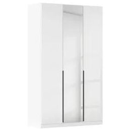 Dreht&uuml;renschrank OTTO HOME "Kleiderschrank Schrank Garderobe AGORDO mit Dekor- oder Hochglanzfront", wei&szlig; (alpinwei&szlig;, hochglanz wei&szlig;), B:136cm H:229cm T:54cm, Holzwerkstoff, Schr&auml;nke, Dreht&uuml;renschrank, durchdachte Innenausstattung, in 8 Breiten und 2 H&ouml;hen MADE IN GERMANY, Topseller