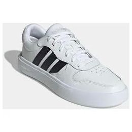 Sneaker Adidas SPORTSWEAR "LITECOURT", Herren, Gr. 44, schwarz-wei&szlig; (cloud wei&szlig;, core schwarz, grau two), Leder, Synthetik, Schuhe Sneaker