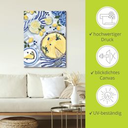 Wandbild Artland, B:90cm H:120cm, bunt, Leinwand, Wohnzimmer, Bilder, "Summer Picnic I", als Alubild, Leinwandbild, Poster, Wandaufkleber in