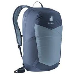 Wanderrucksack Deuter "SPEED LITE 17", blau (atlantic, ink), Rucks&auml;cke, B/H/T: 26cm x 46cm x 16cm, Obermaterial: 100% Polyamid, f&uuml;r Klettern und Wandern, mit abnehmbarem H&uuml;ftgurt, B:26cm H:46cm T:16cm