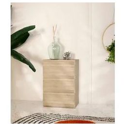 Kommode FORTE "Edmore", braun (sonoma eiche), B:41,8cm H:61,5cm T:32,2cm, Spanplatte, Sideboards, Kommode, Kommode, Boxspringbett, Stauraum