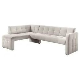 Essbank exxpo - SOFA FASHION "Barista, bequem und elegant, hohe Bodenfreiheit", beige, B:245cm H:83cm T:159cm, Sitzb&auml;nke, Essbank, Eckbank Barista bequem und elegant, hochwertige Detailverarbeitung